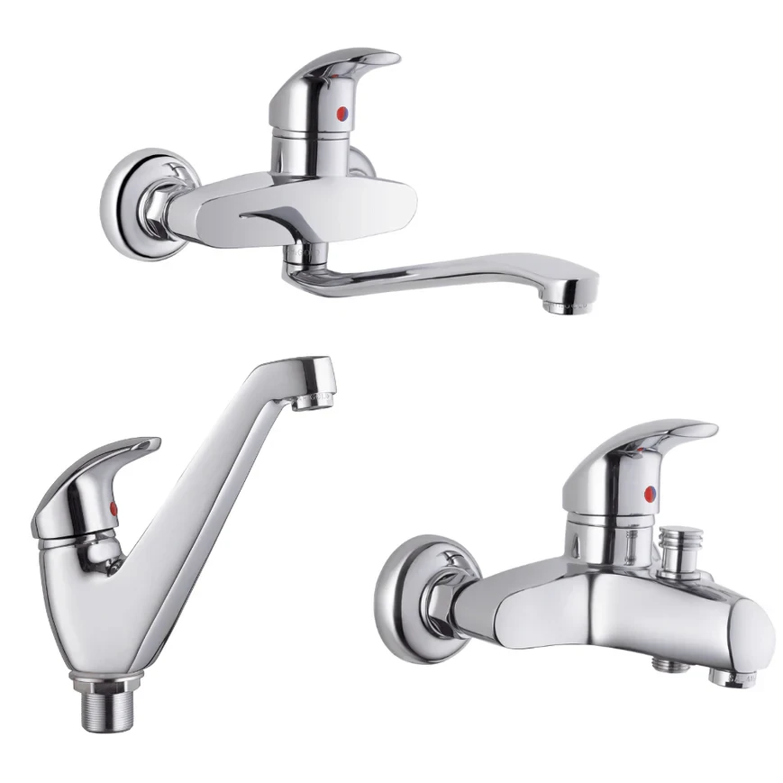 (Pre-order) Gold mixer set (2044 tree basin mixer, 2013 bathtub mixer ...